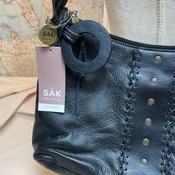 The Sak | Bags | Nwt The Sack Black Leather Shoulder Bag | Poshmark